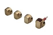 9056270 36 Dual Fuel Brushed Brass Knob Kit 9056270 36 Dual Fuel Brushed Brass Knob Kit