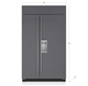 48" Built-In Side-by-Side Refrigerator/Freezer with Dispenser - Panel ...