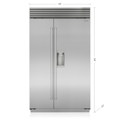 Sub-Zero 48" Classic Side-by-Side Refrigerator Dispenser