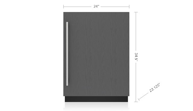 Designer Undercounter | Sub-Zero 24" Refrigerator DEU2450R