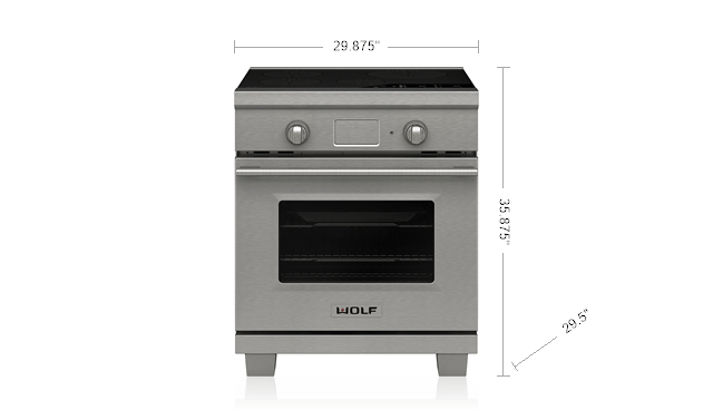 Wolf 30" Transitional Induction Range (IR304TE/S/TH)