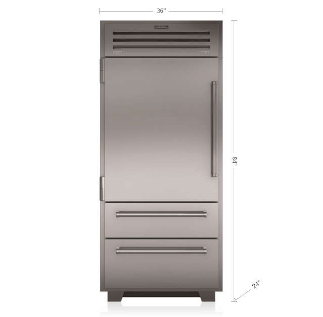 Sub-Zero 36" PRO Refrigerator/Freezer (PRO3650)