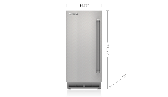 Sub-Zero 15" Outdoor Ice Maker - Panel Ready (Limited Availability) (UC ...