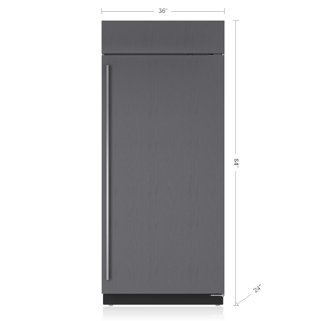 Sub-Zero Legacy Model - 36" Classic Freezer - Panel Ready (BI-36F/O)