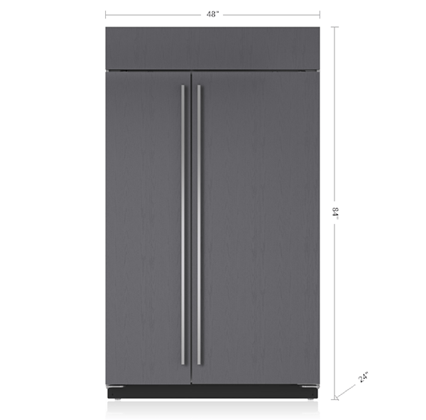 Built In Side By Side 48 Inch Refrigerators - Panel Ready | Sub-Zero