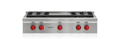 Wolf 36" Sealed Burner Rangetop - 4 Burners and Infrared Griddle (SRT364G)