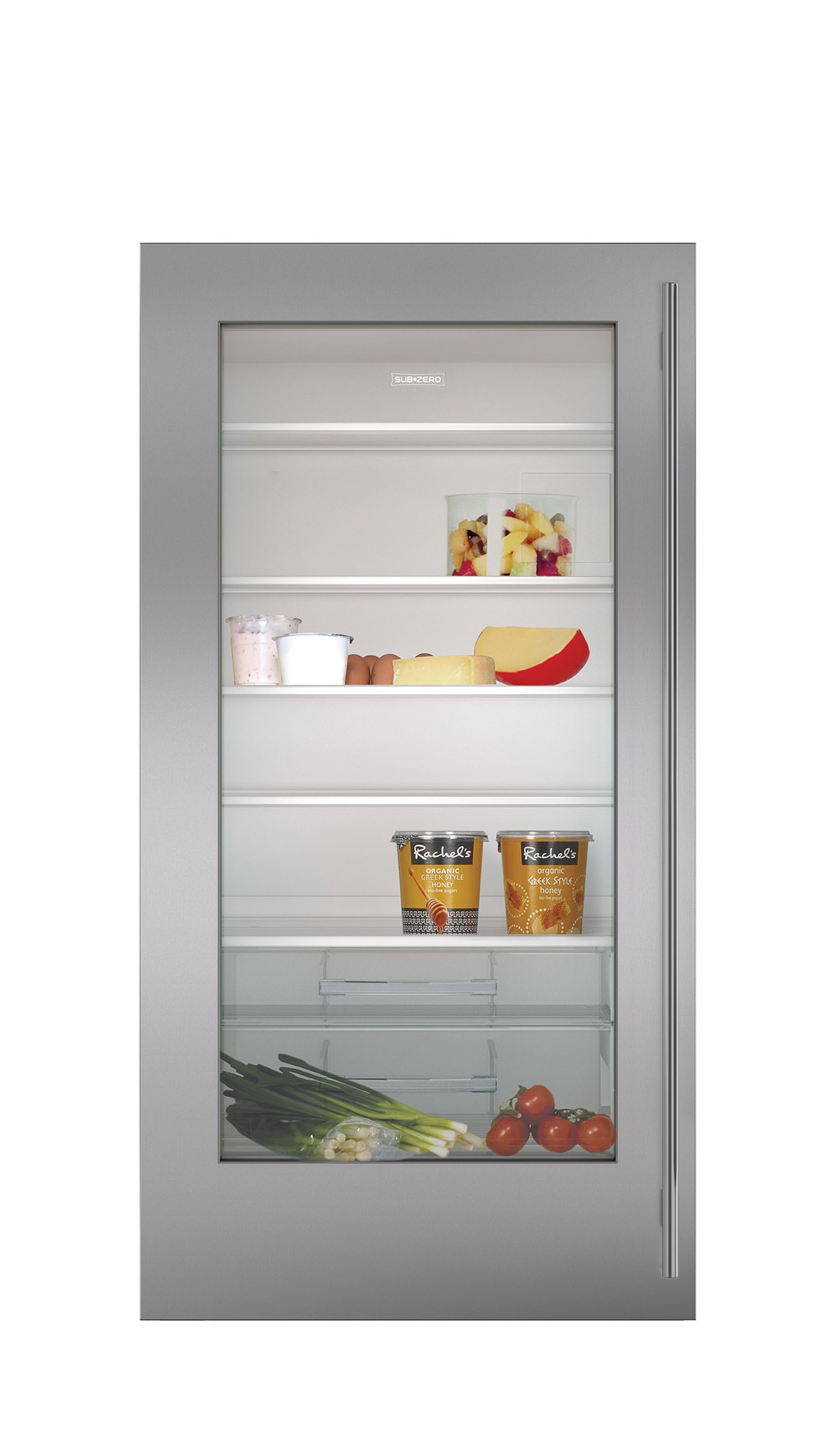 7030217-Classic 36" Stainless Steel Flush Inset Door Panel with Tubular ...