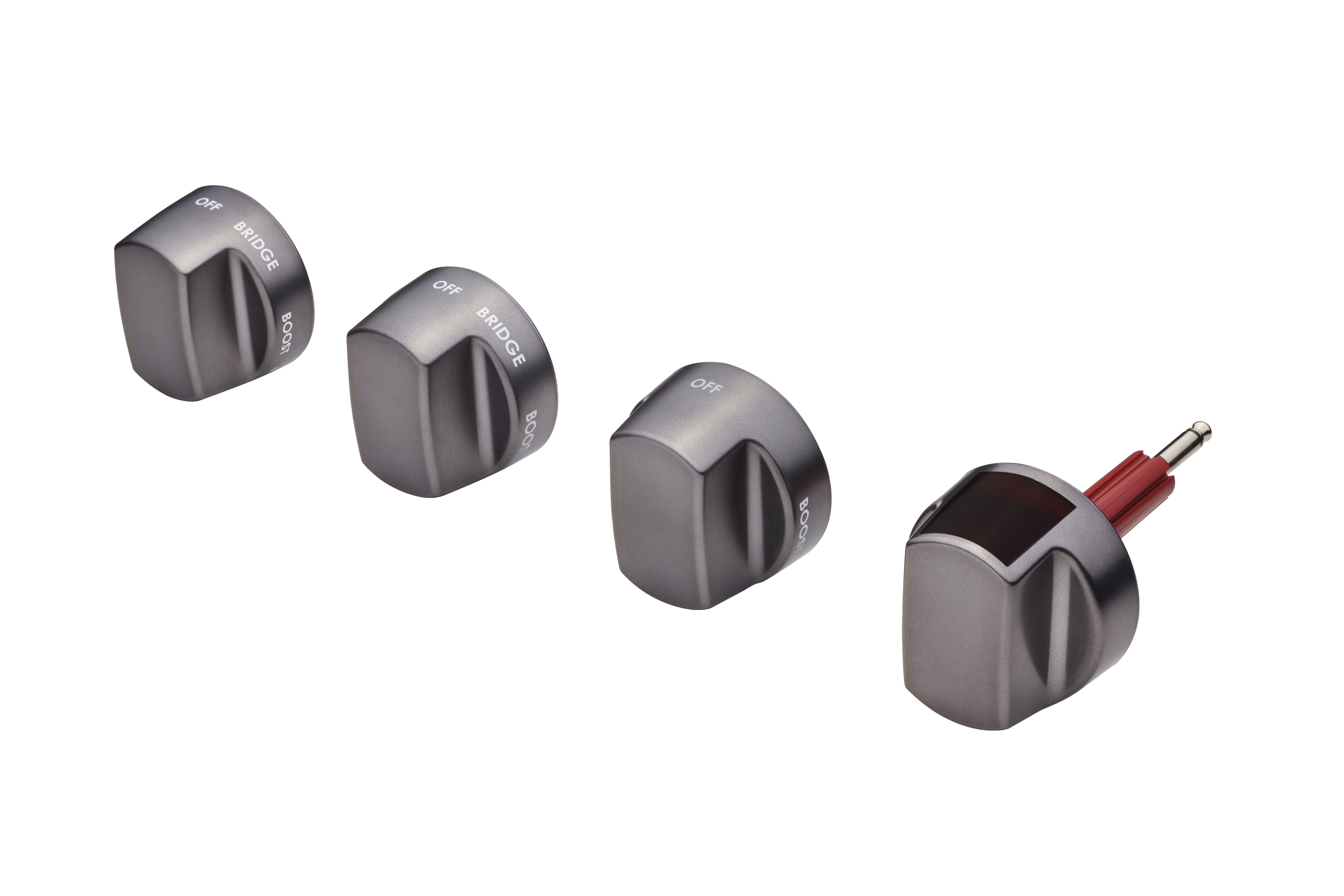 Wolf 30" Induction Range Brushed Gray Knob Kit (9066979)