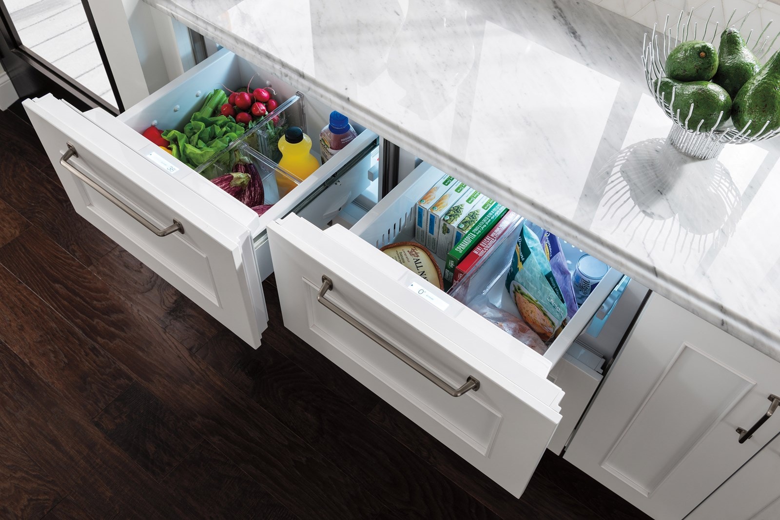 Sub-Zero 24" Designer Freezer Drawers with Ice Maker - Panel Ready (ID ...