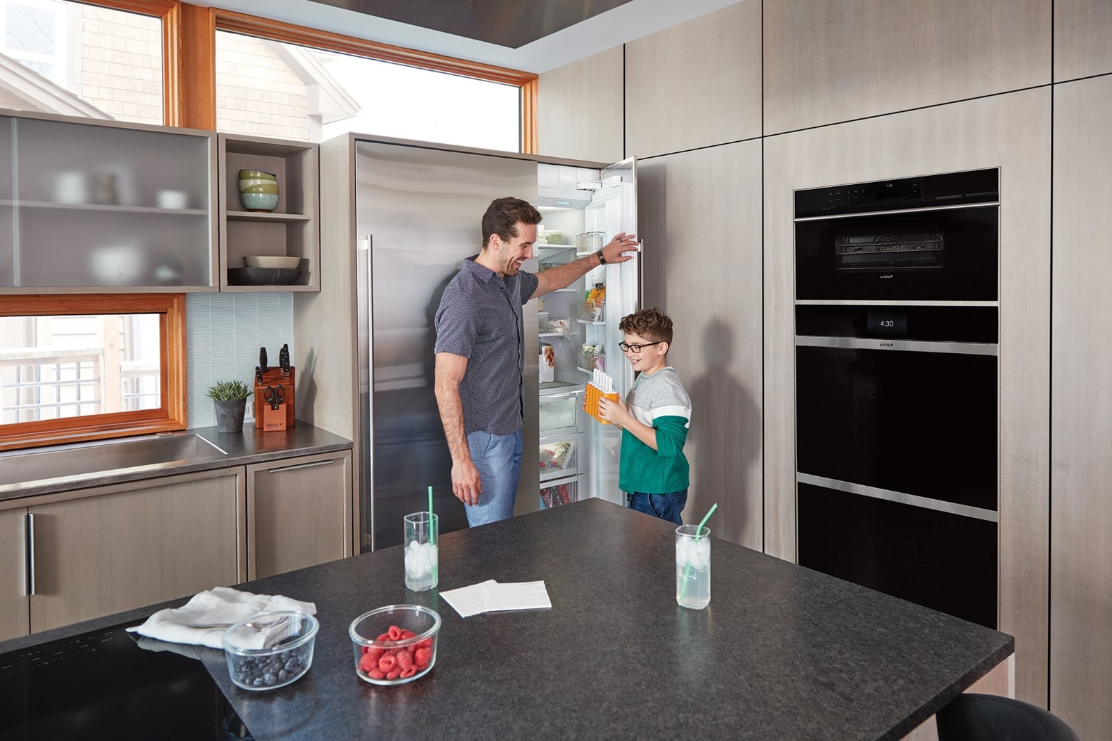 Sub-Zero 18" Designer Column Freezer with Ice Maker - Panel Ready (IC-18FI)