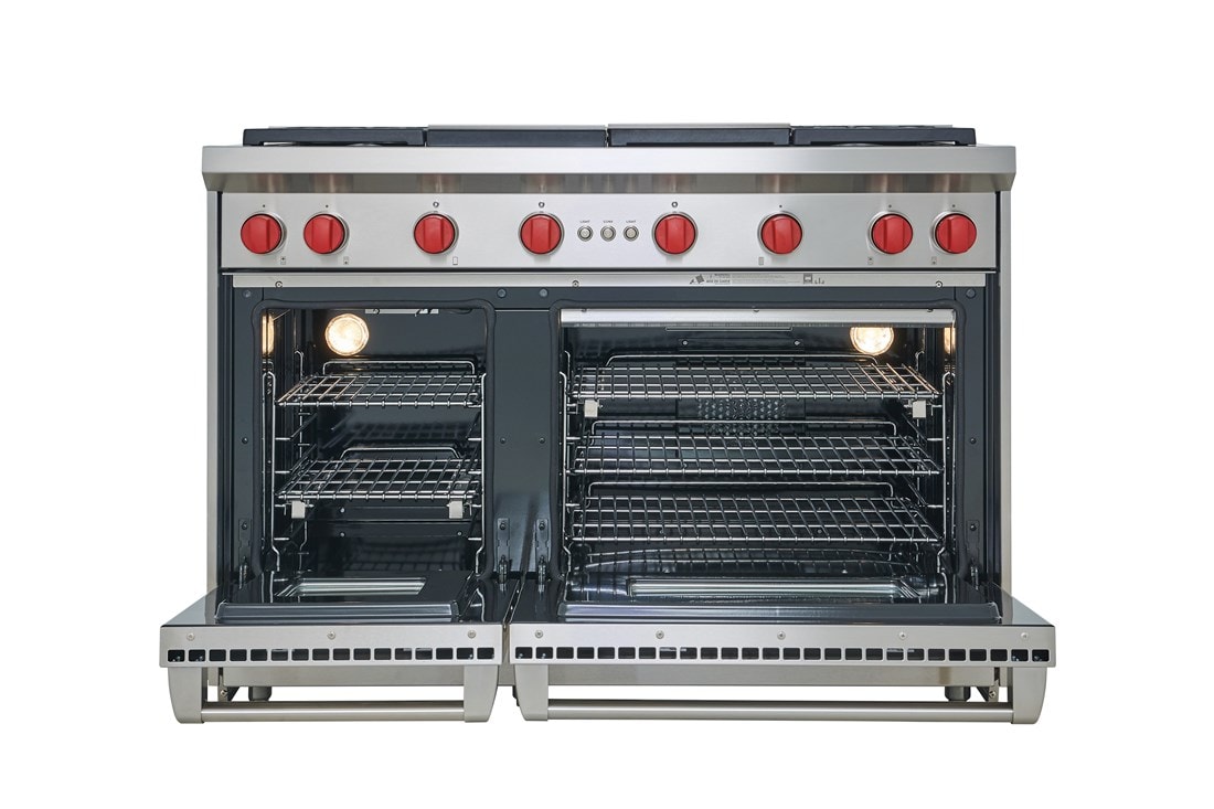 48" Gas Range 6 Burner Infrared Charbroiler Wolf Rangetop