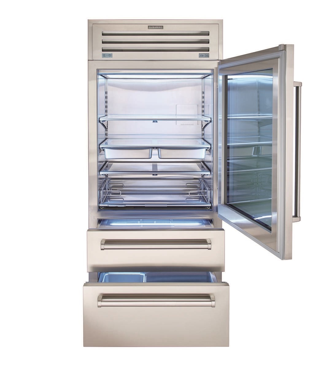 Sub-Zero 36" PRO Refrigerator/Freezer with Glass Door (PRO3650G)