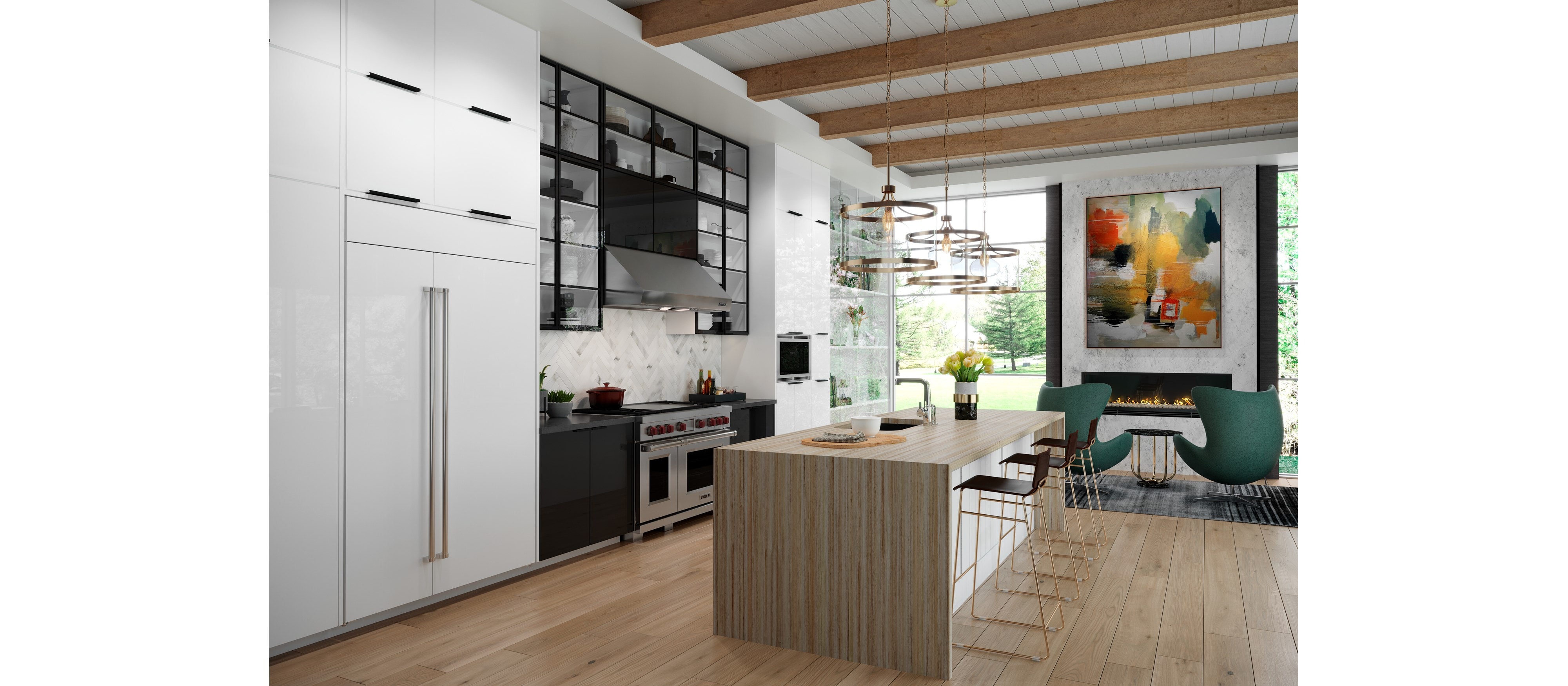 Sub-Zero 48" Classic Side-by-Side Refrigerator Freezer - Panel Ready