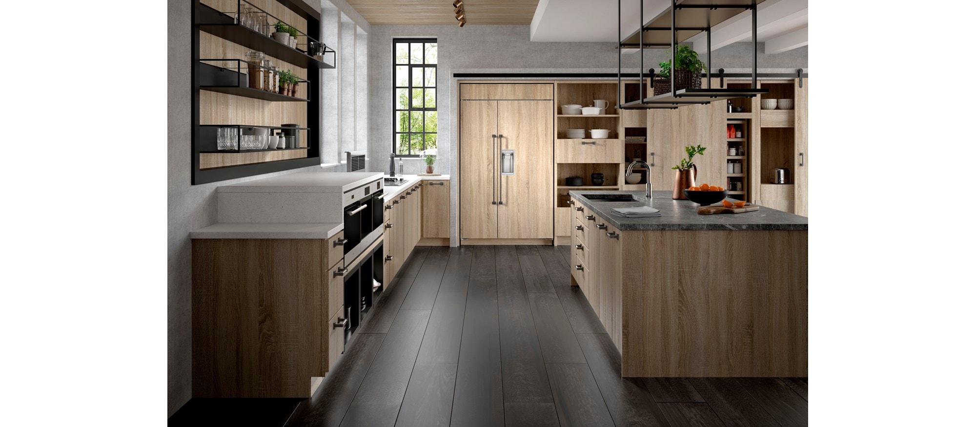 Sub-Zero 48" Classic Side-by-Side Refrigerator Panel Ready