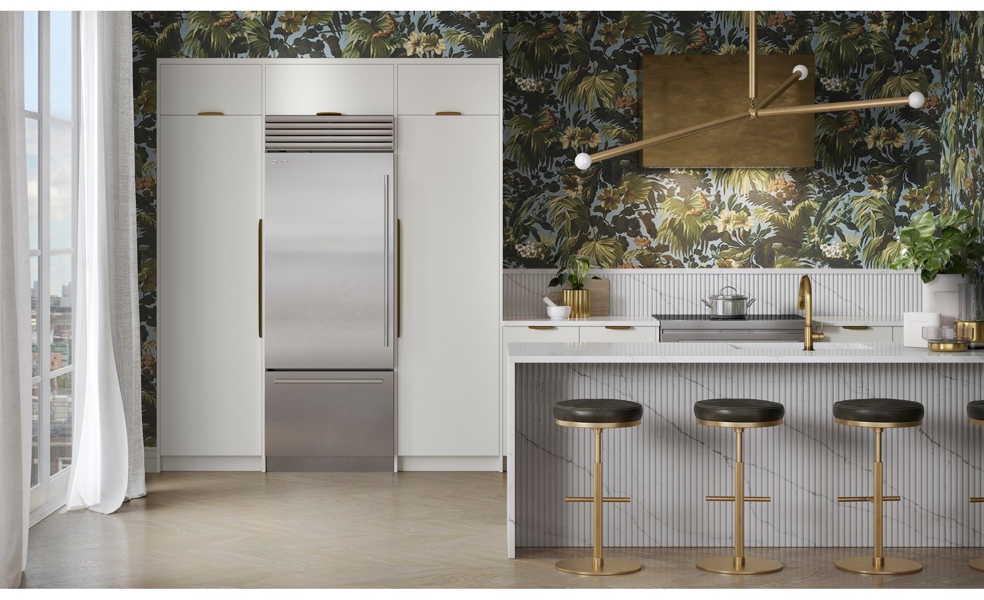 Sub-Zero 30" Classic Over-and-Under Refrigerator Dispenser