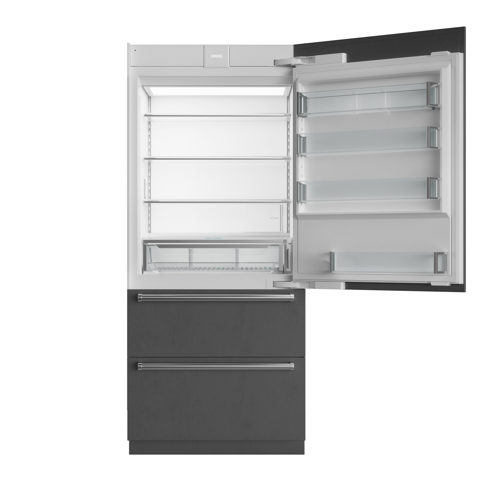 Sub-Zero 36 Inch Tall Refrigerator with Internal Dispenser (DET3650RID)