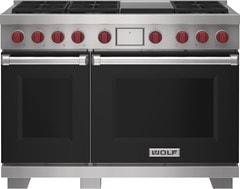 Wolf 48" Dual Fuel Range 6 Burner Infrared Griddle (DF48650G/S/P)