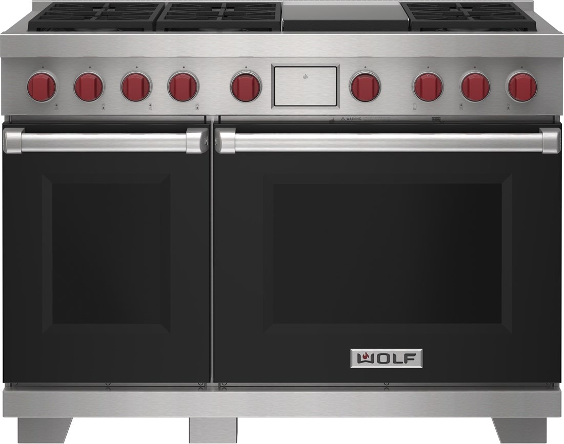 Wolf 48" Dual Fuel Range 6 Burner Infrared Griddle (DF48650G/S/P)