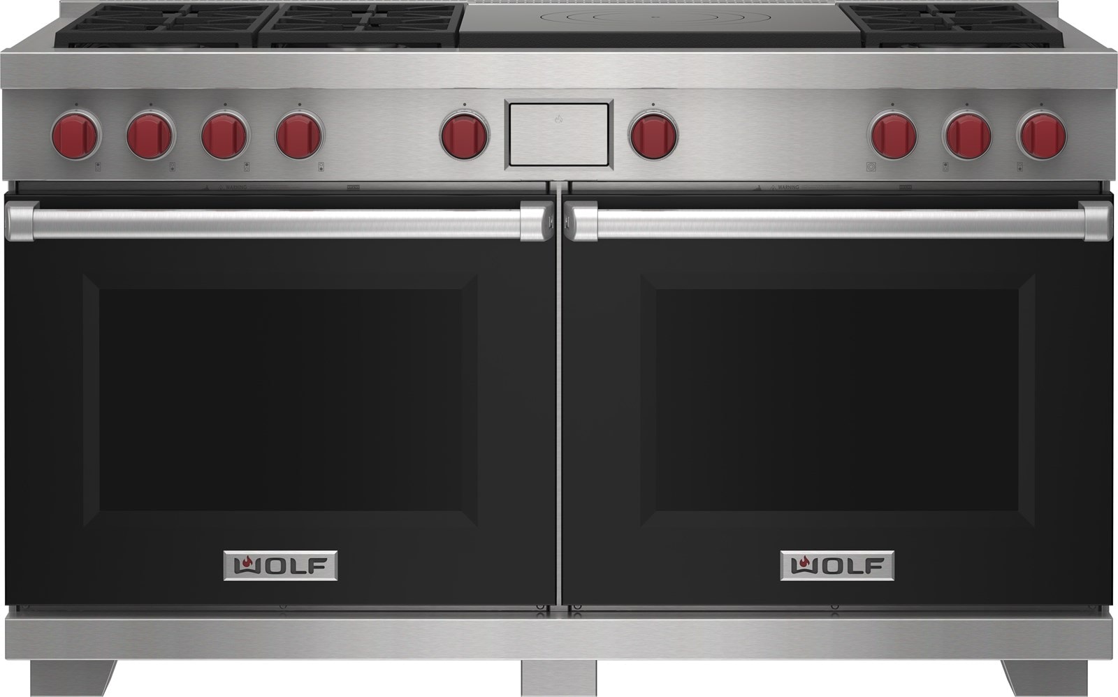 Wolf 60" Dual Fuel Range 6 Burner French Top (DF60650F/S/P)