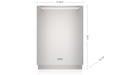 Cove 24" Dishwasher with Water Softener Panel Ready DW2450WS