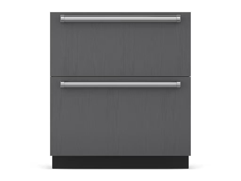 30" Designer Freezer Drawers with Ice Maker - Panel Ready