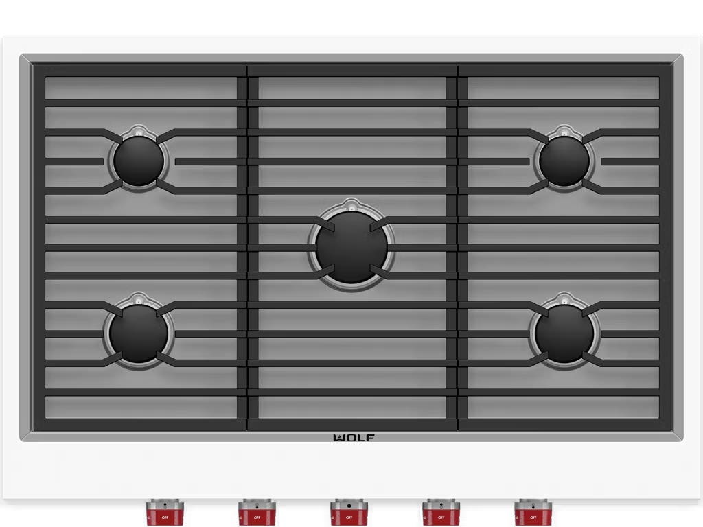 36" Contemporary Gas Cooktop - 5 Burners