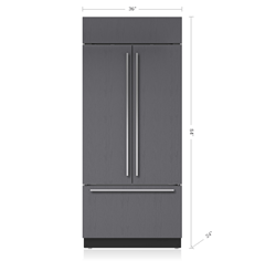 Sub-Zero Legacy Model - 36" Classic French Door Refrigerator/Freezer ...