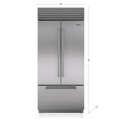 Sub-Zero Legacy Model - 36" Classic French Door Refrigerator/Freezer ...