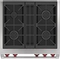 Wolf 30" Dual Fuel Range 4 Burner (DF30450/S/P) Cooktop